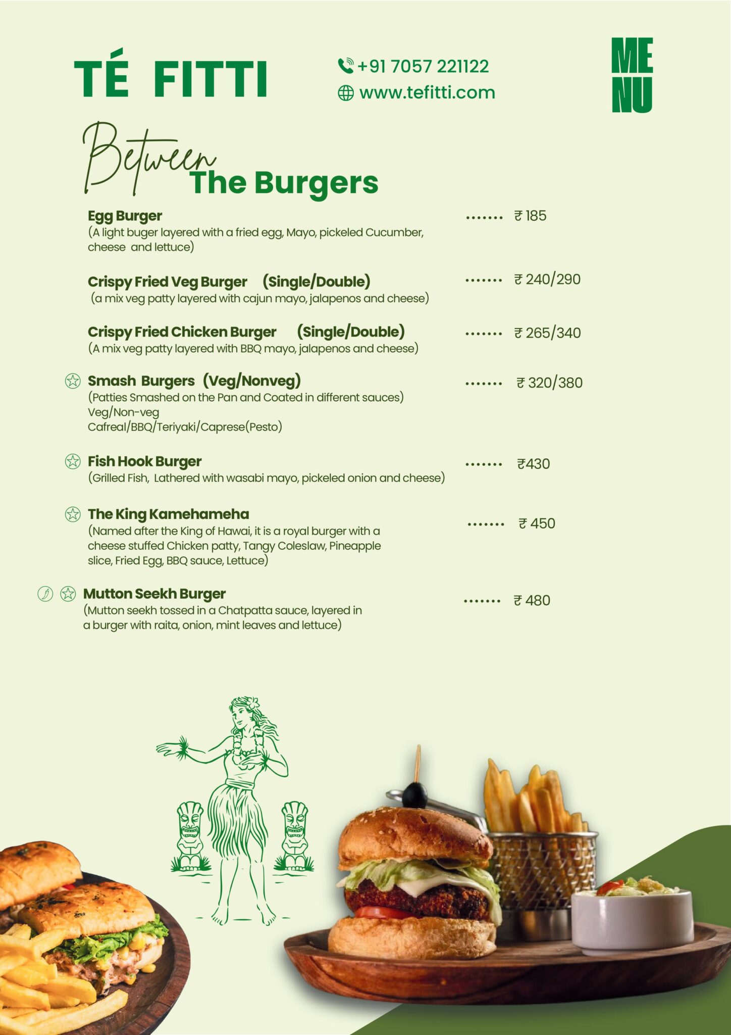 Menu – Tefitti